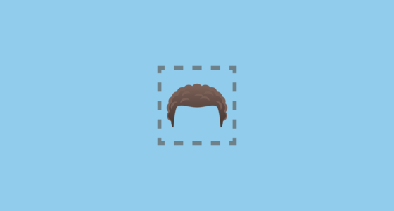 🦱 Cabelo Cacheado Emoji on JoyPixels 5.5