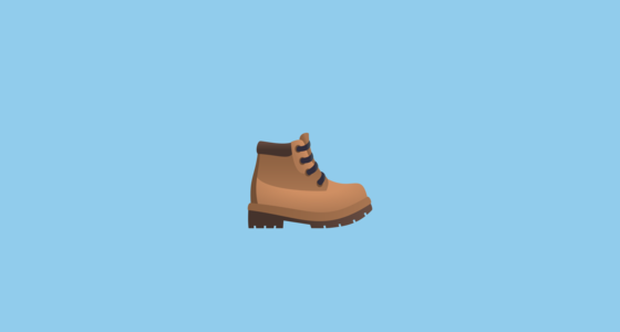 🥾 Hiking Boot Emoji on JoyPixels 5.5