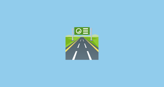🛣️ Motorway Emoji on JoyPixels 5.5