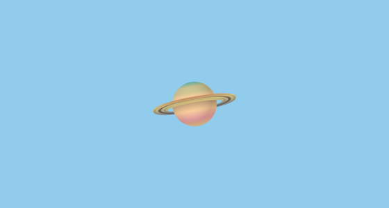 🪐 Ringed Planet Emoji on JoyPixels 5.5