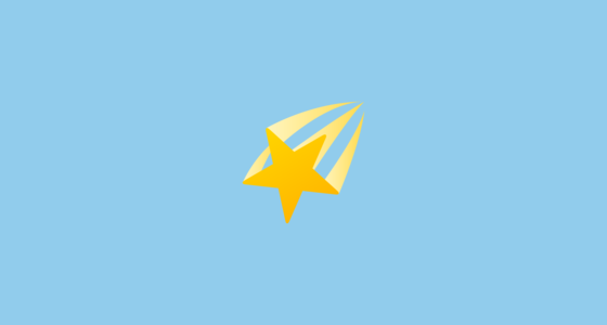 🌠 Shooting Star Emoji on JoyPixels 5.5
