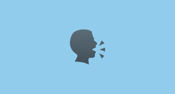 🗣️ Speaking Head Emoji on JoyPixels 5.5