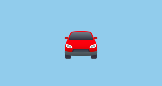 🚘 Oncoming Automobile Emoji on JoyPixels 6.0