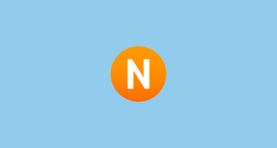 Regional Indicator Symbol Letter N Emoji on JoyPixels 6.0