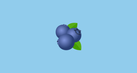 🫐 Blueberries Emoji on JoyPixels 6.5