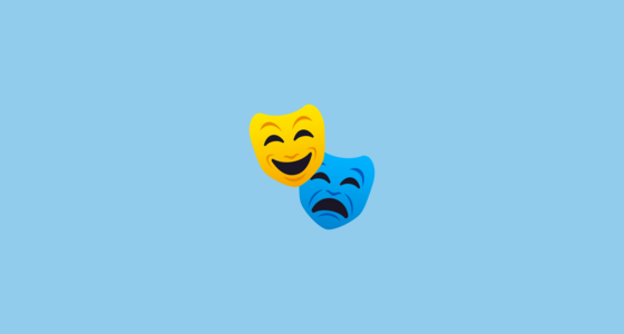 🎭 Spectacle Vivant Emoji on JoyPixels 6.5