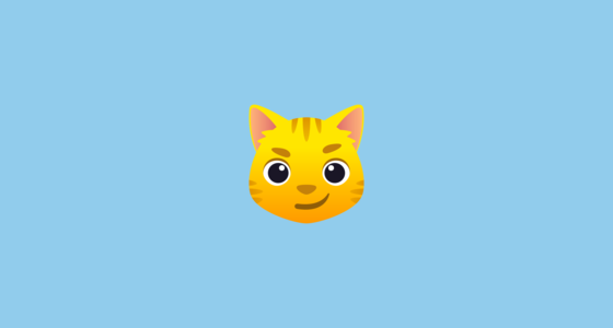 😼 Cat with Wry Smile Emoji on JoyPixels 6.6