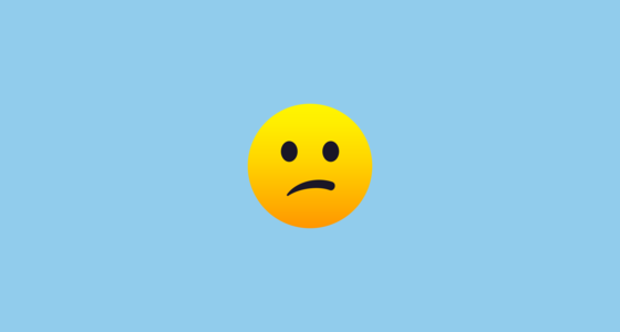 😕 Verward Gezicht Emoji on JoyPixels 6.6