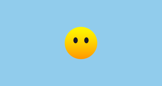 😶 Faccina Senza Bocca Emoji on JoyPixels 6.6