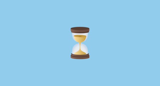 ⏳ Startet Timeglass Emoji on JoyPixels 6.6