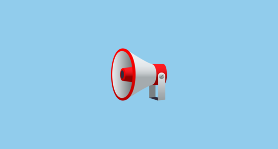 📢 Altavoz De Mano Emoji on JoyPixels 6.6
