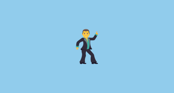 🕺 Homem Dançando Emoji on JoyPixels 6.6
