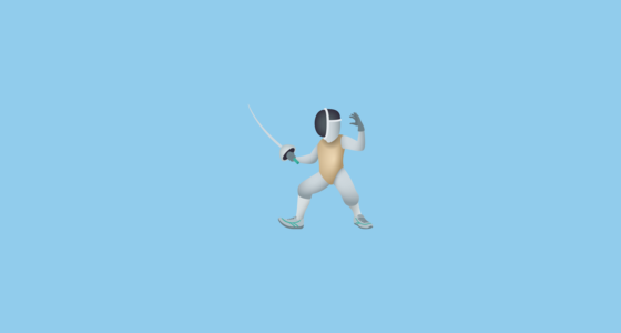 🤺 Person Fencing Emoji on JoyPixels 6.6