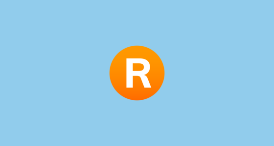 Regional Indicator Symbol Letter R Emoji on JoyPixels 6.6