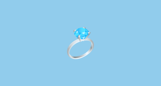 💍 Ring Emoji on JoyPixels 6.6