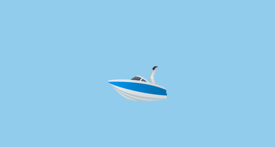 🚤 Speedboat Emoji on JoyPixels 6.6