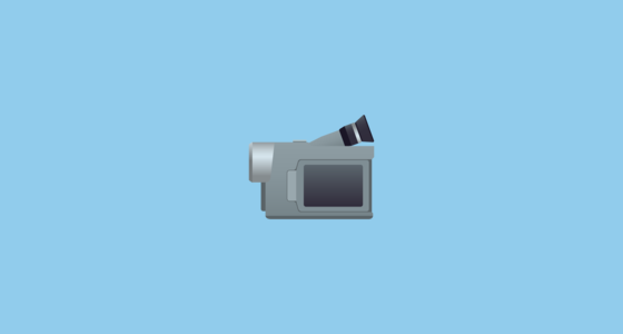 📹 Videocámara Emoji on JoyPixels 6.6
