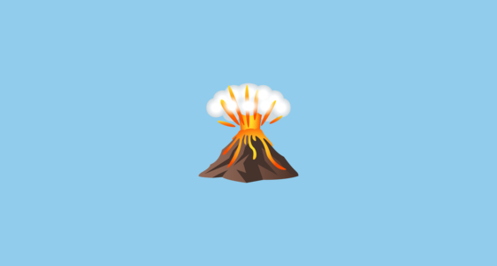 🌋 화산 Emoji on JoyPixels 6.6