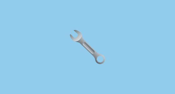 🔧 Wrench Emoji on JoyPixels 6.6