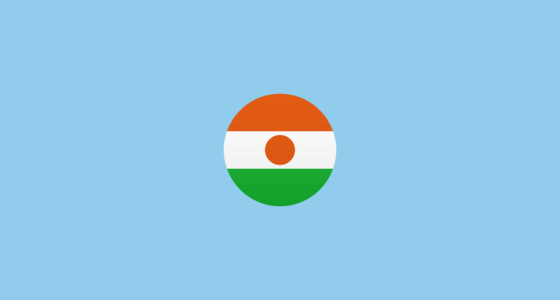 🇳🇪 Bandera: Níger Emoji on JoyPixels 7.0