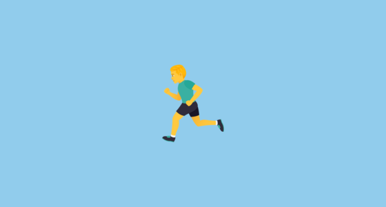 🏃‍♂️ Hombre Corriendo Emoji on JoyPixels 7.0