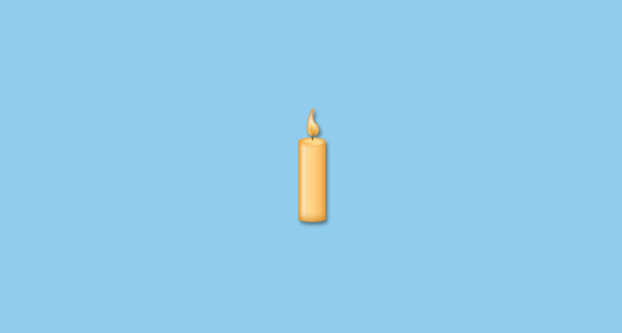 🕯️ Bougie Emoji on LG Velvet