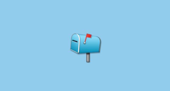 📫 Boîte Aux Lettres Fermée Drapeau Levé Emoji on LG Velvet