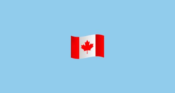 🇨🇦 Vlag: Canada Emoji on LG Velvet