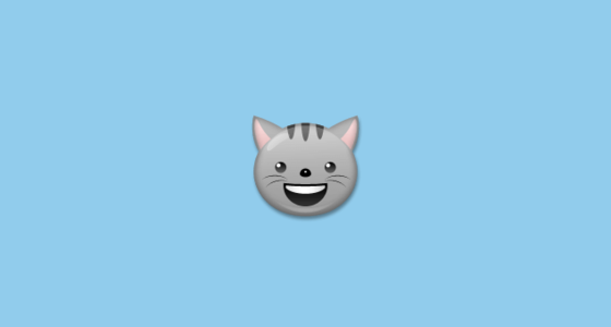 😺 Gato Sonriendo Emoji on LG Velvet