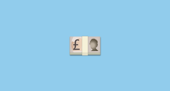 💷 Pound Banknote Emoji on LG Velvet