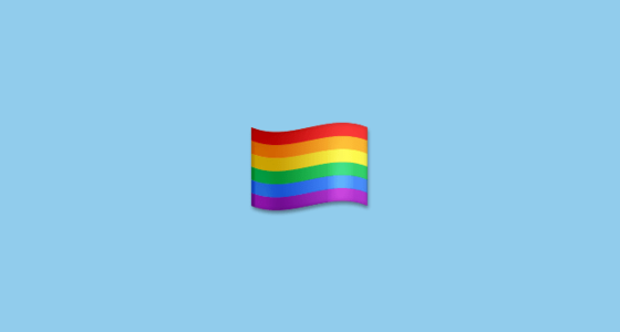 🏳️‍🌈 彩虹旗 Emoji on LG Velvet