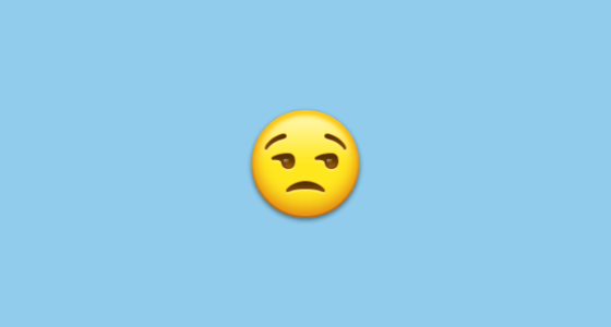 😒 Cara De Desaprobación Emoji on LG Velvet