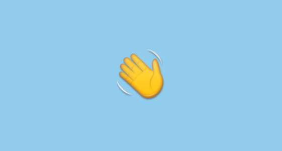 👋 Winkende Hand Emoji on LG Velvet