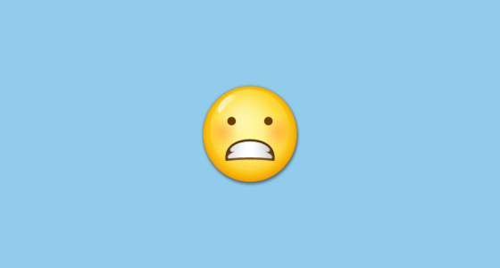 😬 Rosto Expressando Desagrado Emoji on LG G4