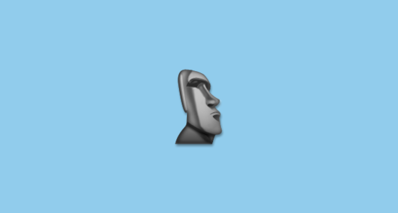 🗿 Moai Emoji on LG G4