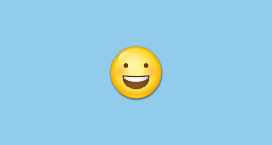 😃 Grinning Face with Big Eyes Emoji on LG G4