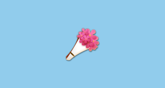 Bouquet of Flowers Emoji on LG G5