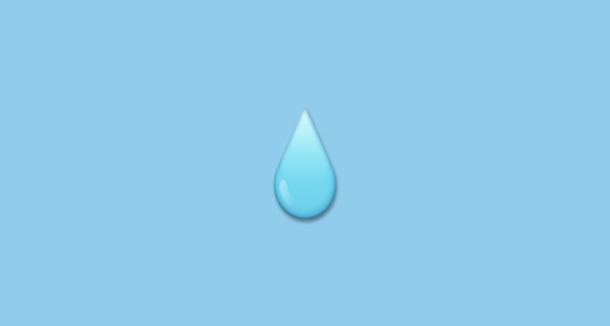 💧 Druppel Emoji on LG G5