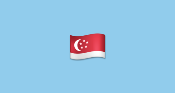 🇸🇬 Bandera: Singapur Emoji on LG G5