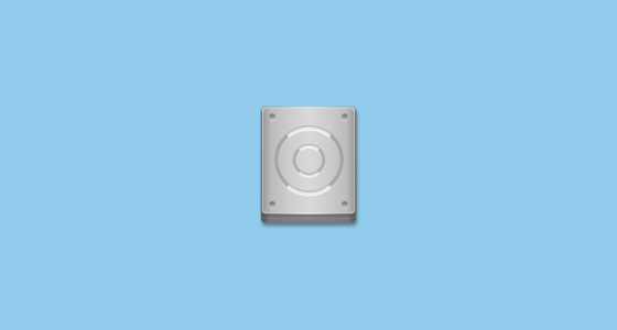 Hard Disk Emoji on LG G5