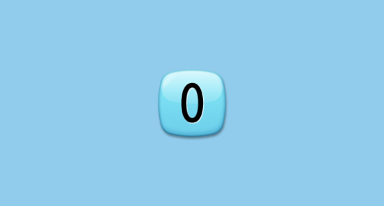 0️⃣ Keycap Digit Zero Emoji on LG G5