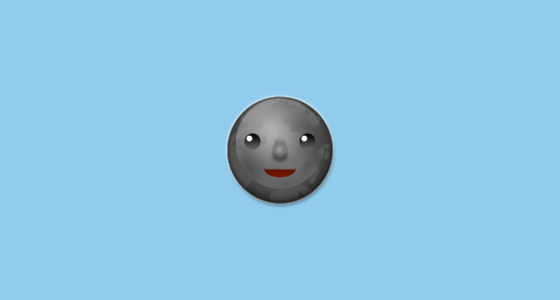 🌚 Rosto Da Lua Nova Emoji on LG G5