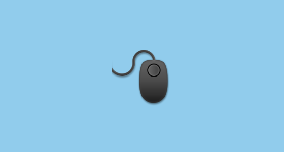 One Button Mouse Emoji on LG G5