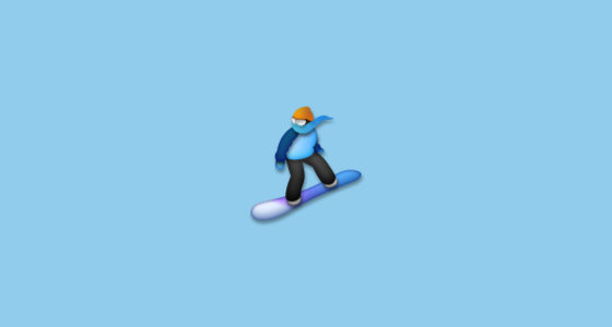 🏂 Practicante De Snowboard Emoji on LG G5