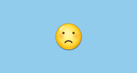 ☹️ Düsteres Gesicht Emoji on LG G5