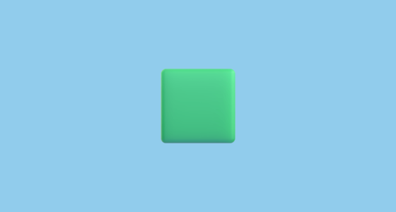 🟩 Quadrato Verde Emoji on Microsoft Teams 1.0