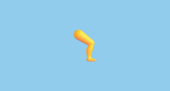 🦵 Leg Emoji on Microsoft Teams 1.0