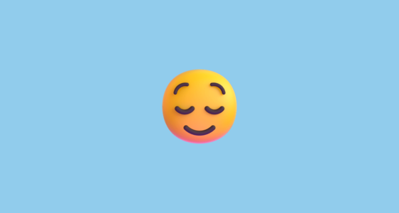 😌 Opgelucht Gezicht Emoji on Microsoft Teams 1.0