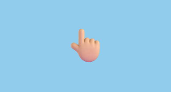 👆🏼 Backhand Index Pointing Up: Medium-Light Skin Tone Emoji on ...