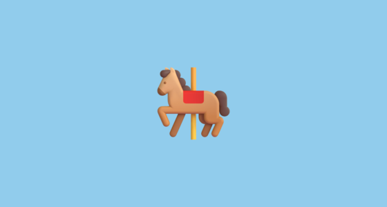 🎠 Carousel Horse Emoji on Microsoft Teams 15.0